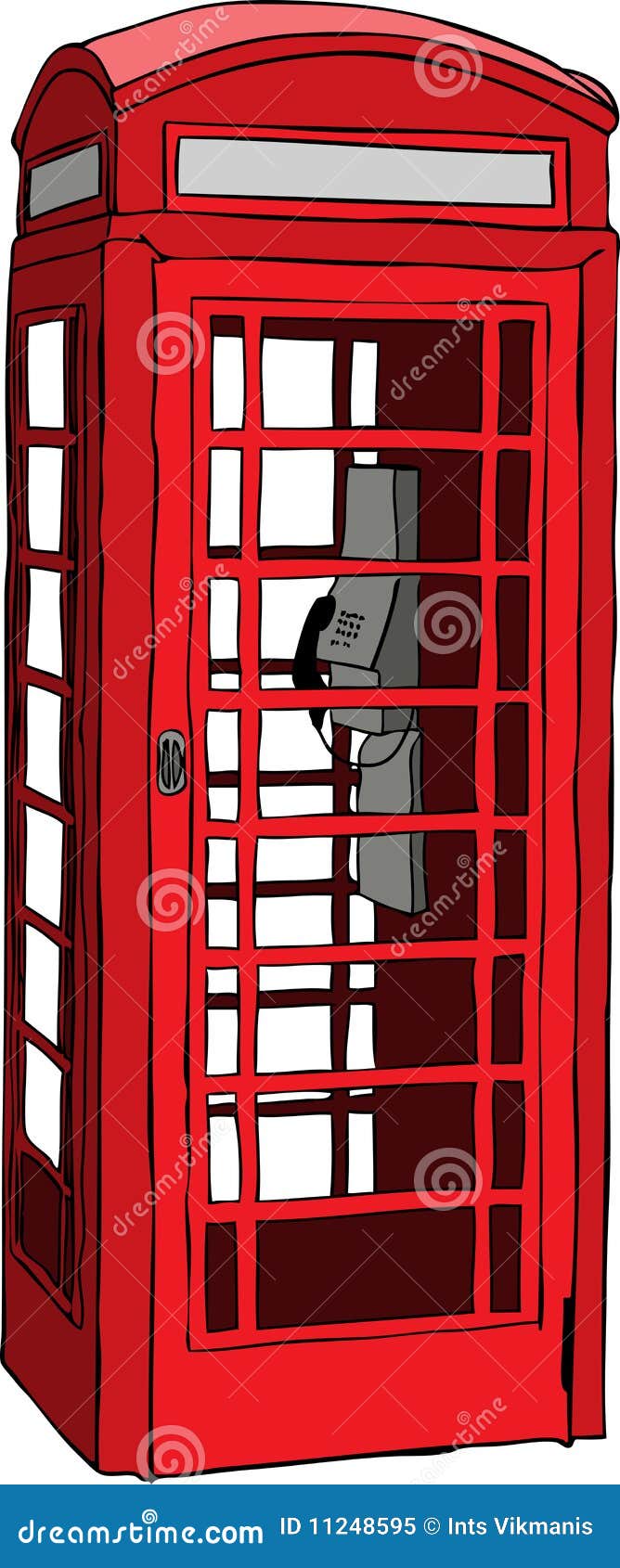 London Telephone Booth Clip Art