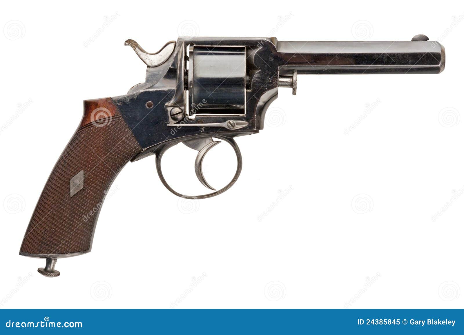 British Revolver stock image. Image of military, officer - 24385845