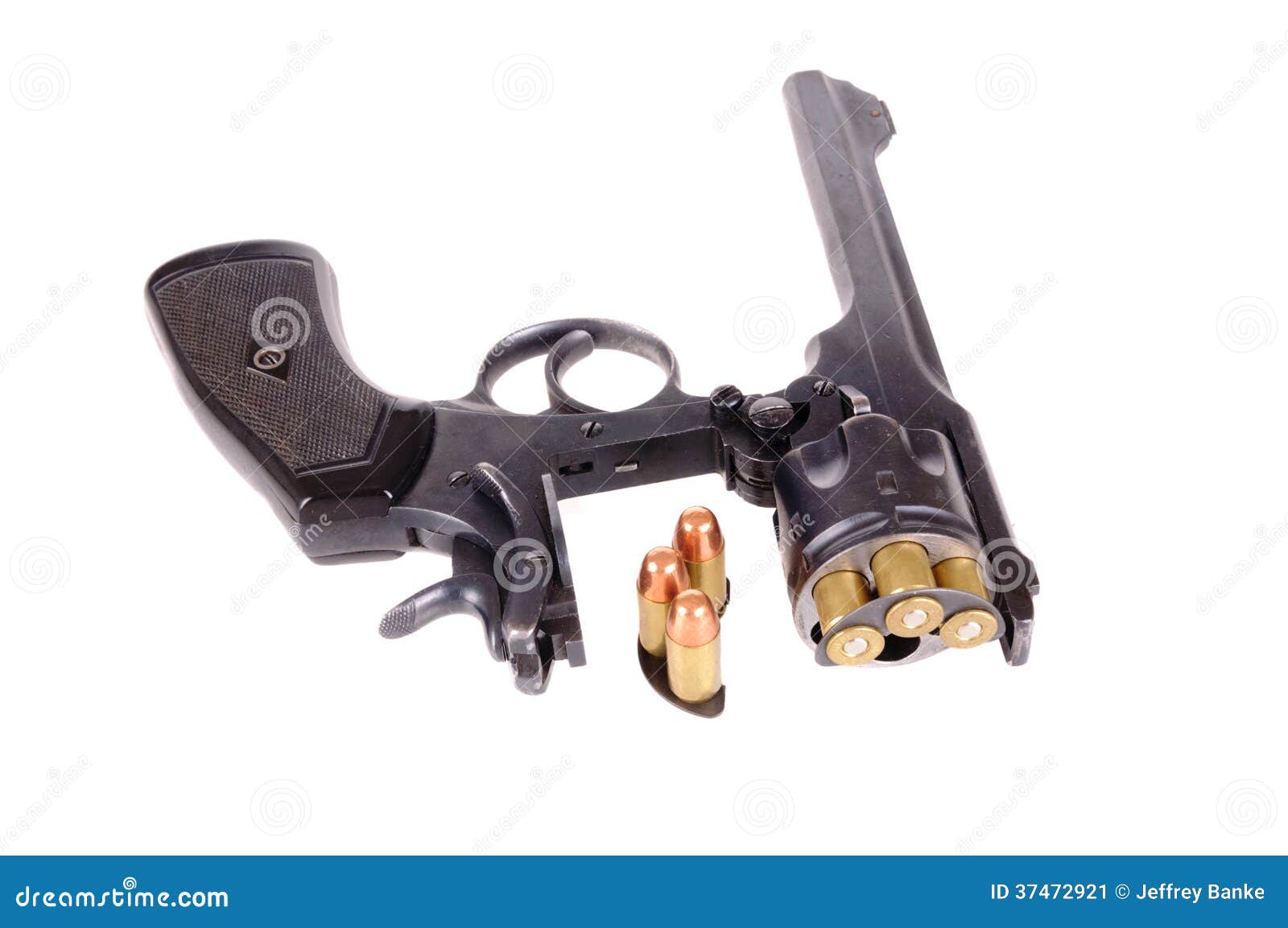 British revolver stock image. Image of revolver, caliber - 37472921