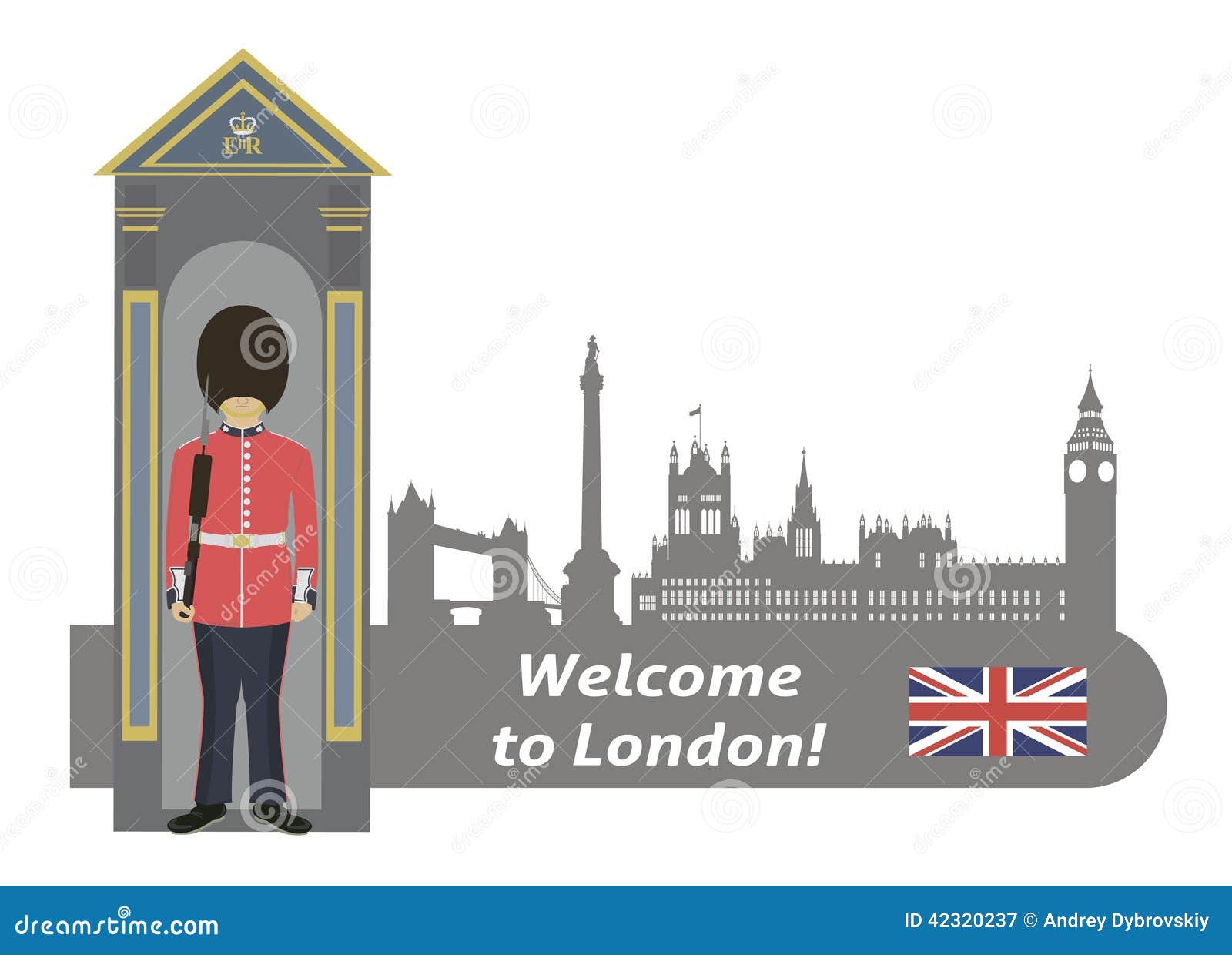 British Royal Guard stock vector. Illustration of english - 42320237