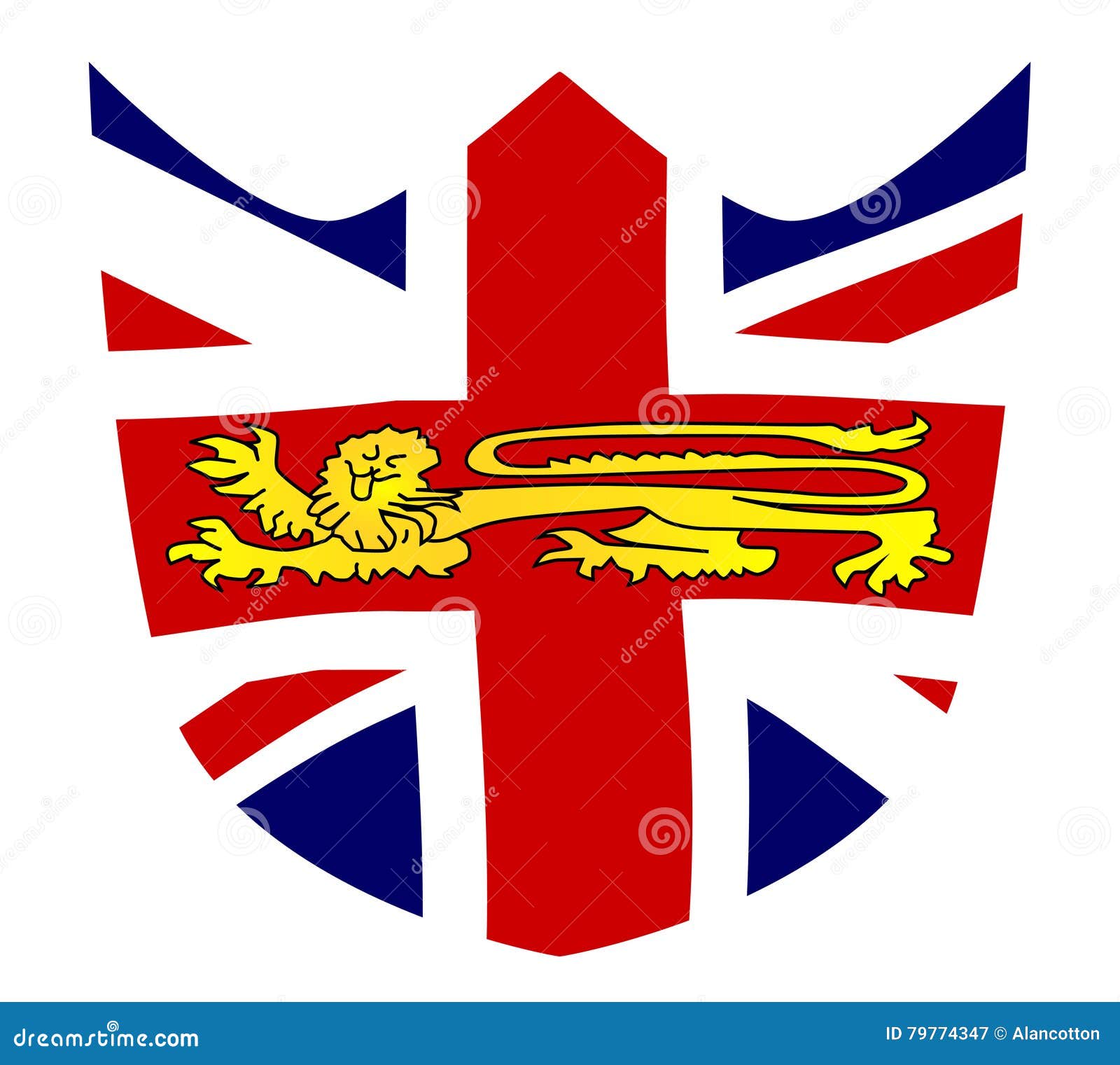 British Shield Emblem stock vector. Illustration of copy - 79774347