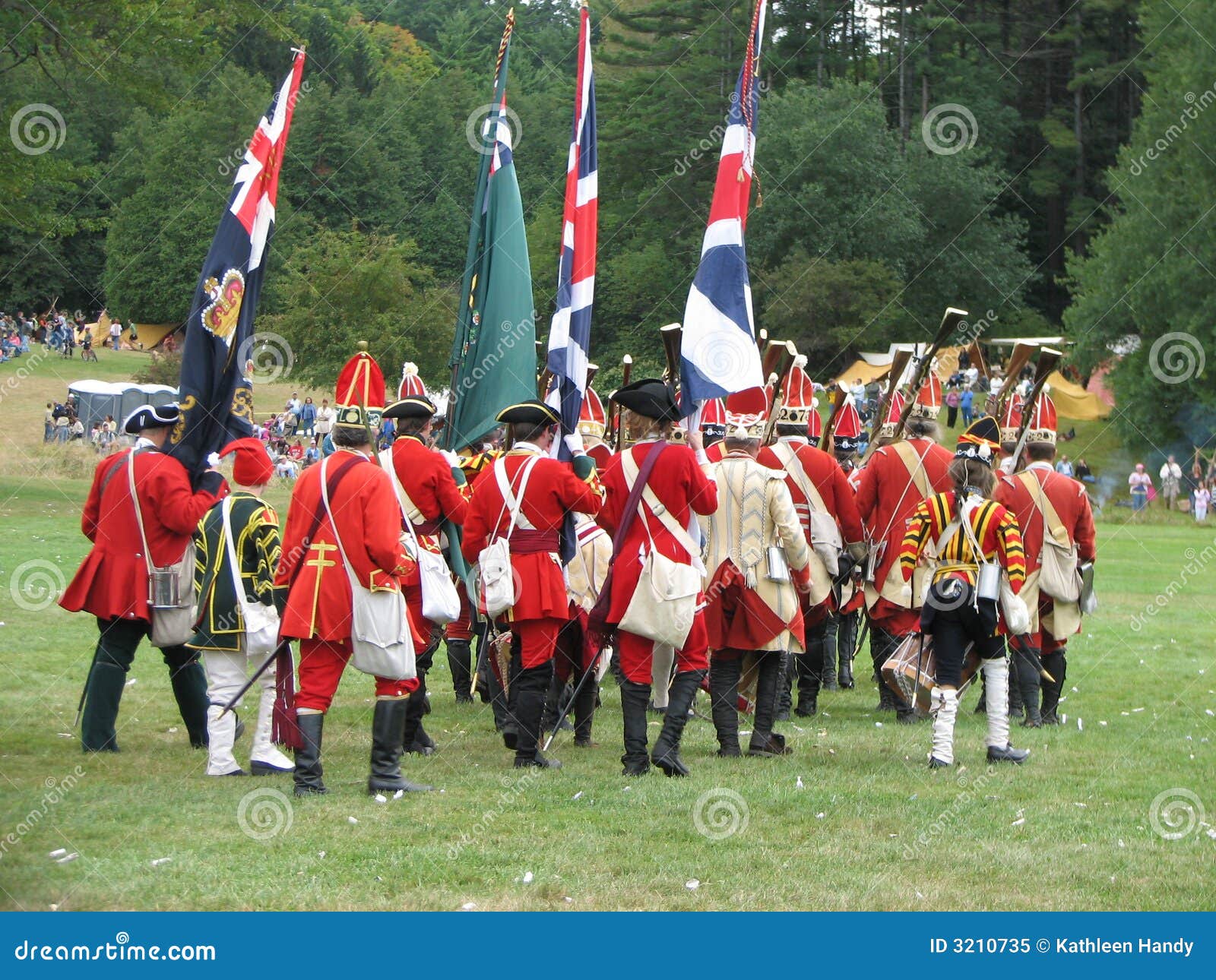 British Soldiers Revolutionary War Marching