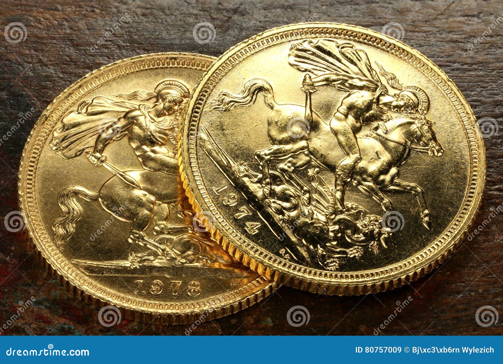 British Sovereign Gold Coins Stock Image - Image of england, british ...