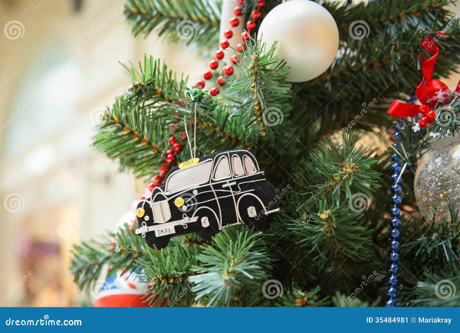British Style Christmas Tree Stock Image - Image of beautiful ...