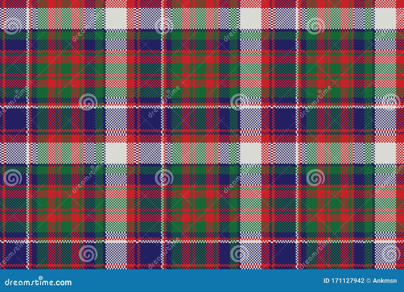 British Tartan Check Plaid Seamless Pattern Stock Vector - Illustration ...