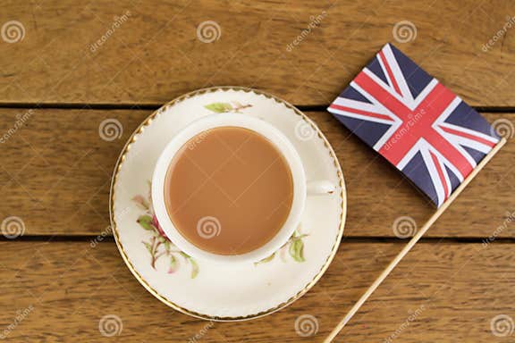 British Tea stock photo. Image of beverage, flag, background - 59884984