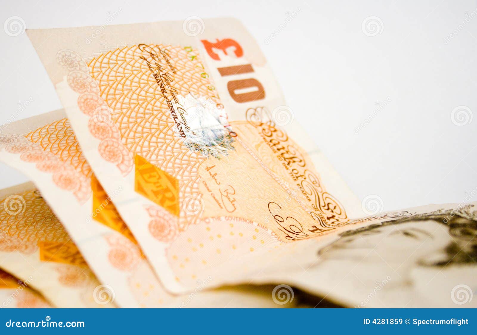 British ten pound notes editorial stock image. Image of business - 4281859
