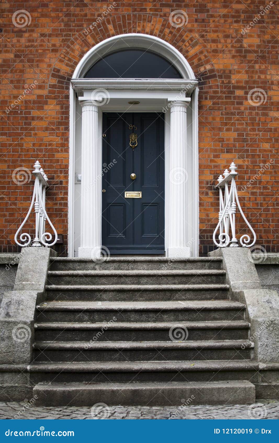 British traditional door stock image. Image of residential - 12120019