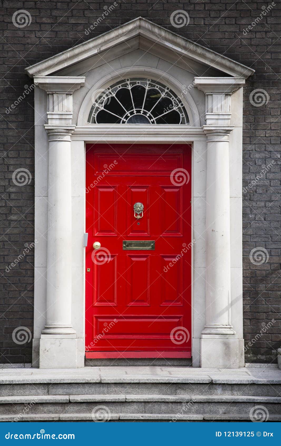 British traditional door stock image. Image of residential - 12139125