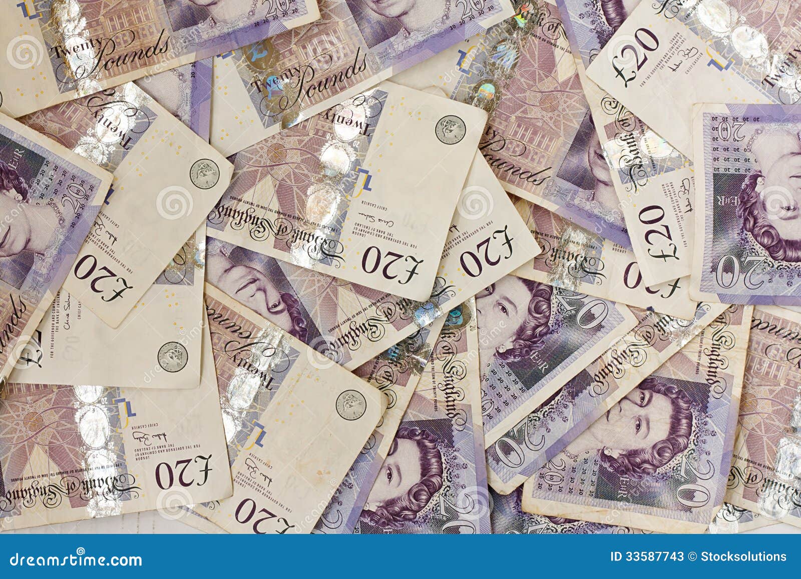 British Twenty pound notes editorial stock photo. Image of currencies ...