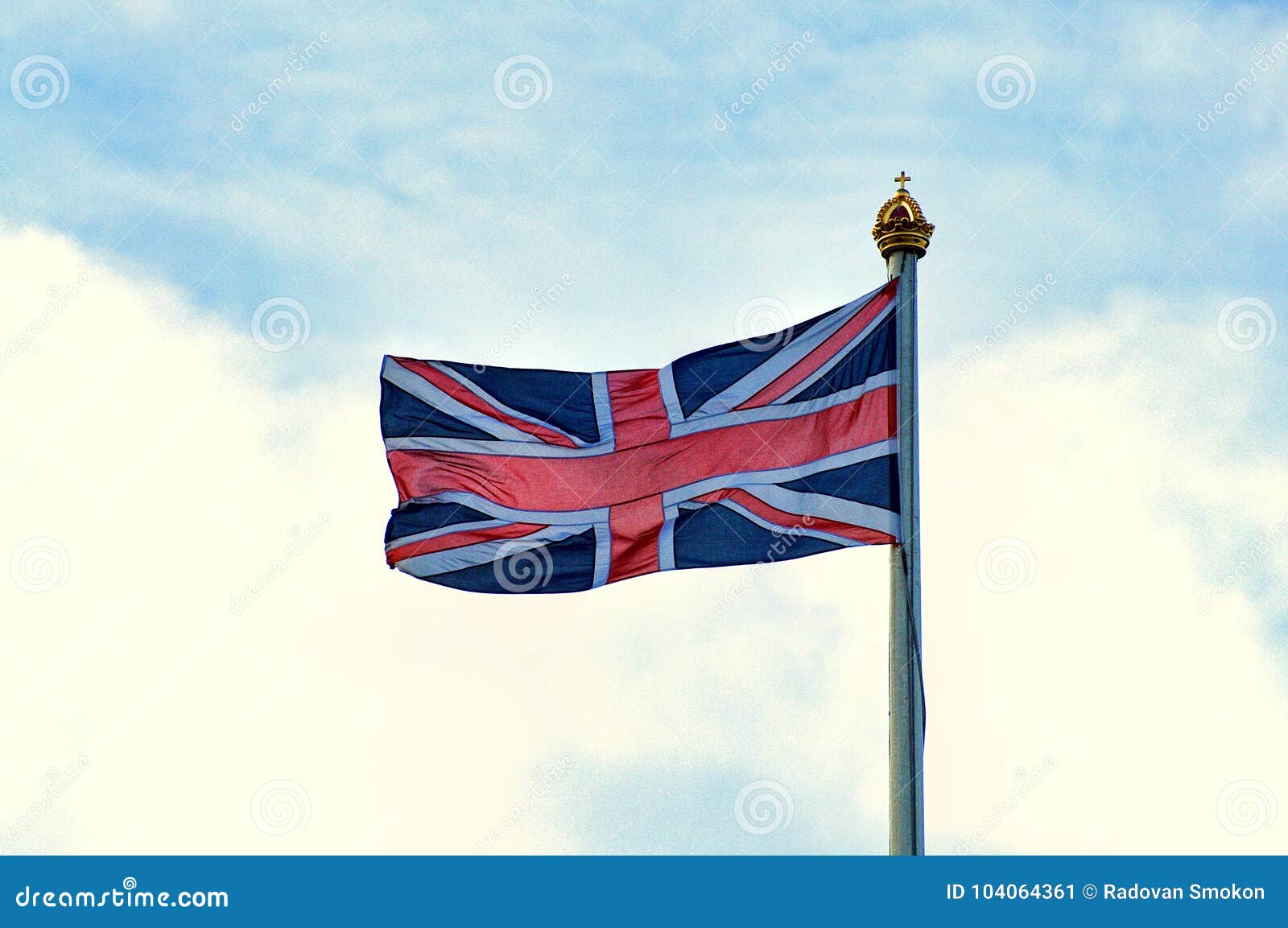 British Union - Flag Flying Stock Image - Image of britain ...