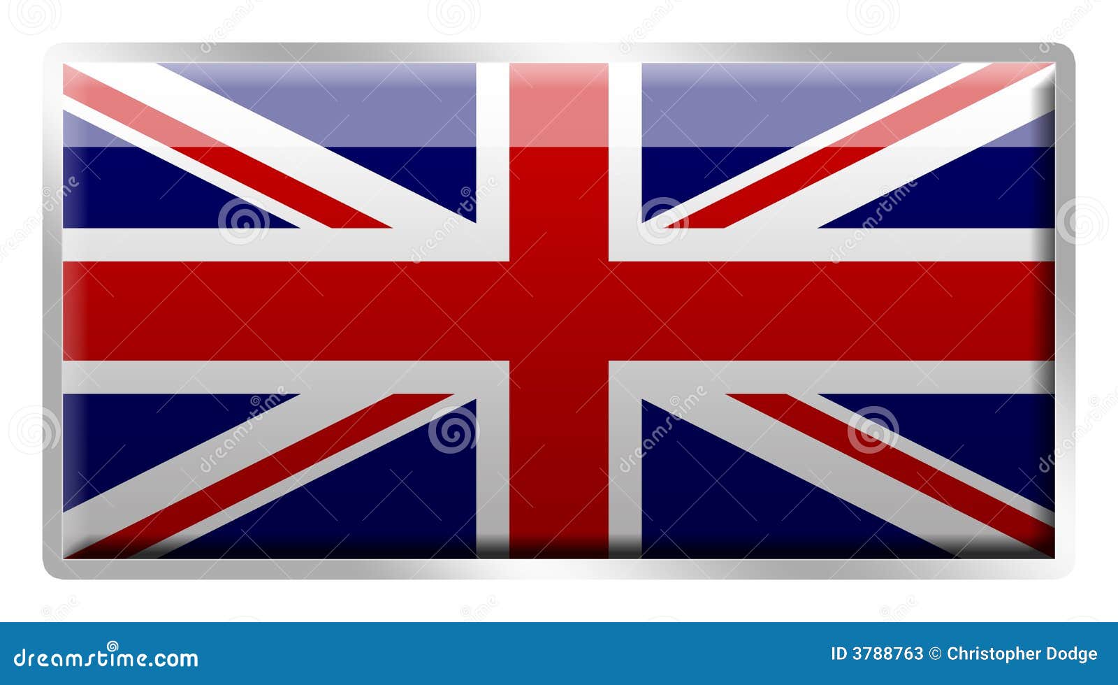 British Union Jack Enamelled Metal Badge Stock Illustration ...
