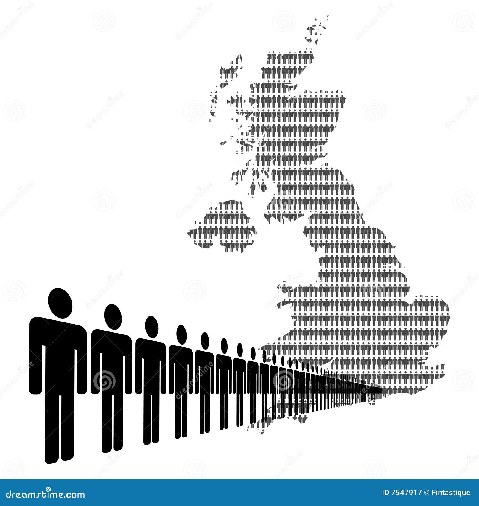 British workforce stock vector. Illustration of group - 7547917