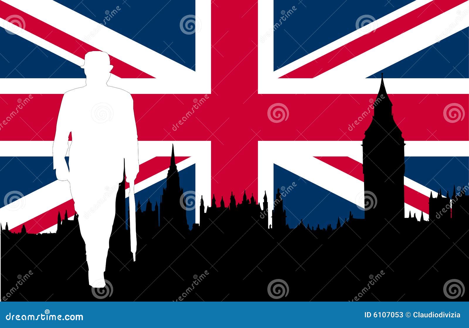Britishness stock illustration. Illustration of umbrella - 6107053