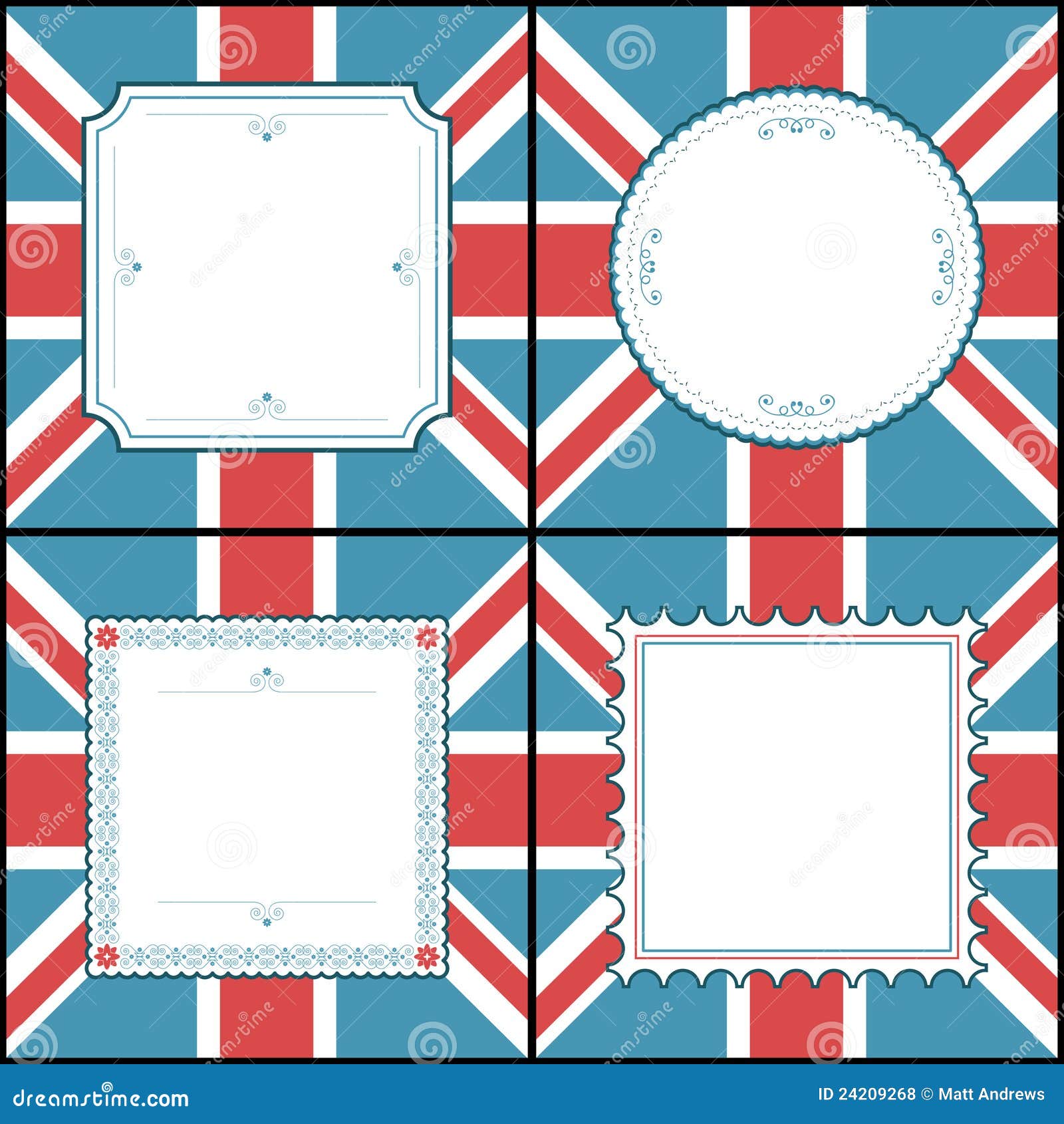 Britse frames vector illustratie. Illustration of brits - 24209268