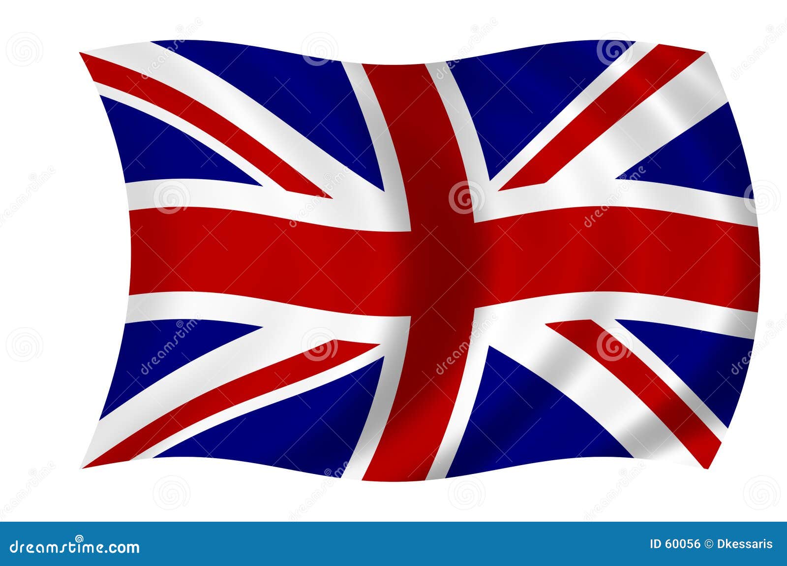 Britse vlag stock illustratie. Illustration of illustratie - 60056