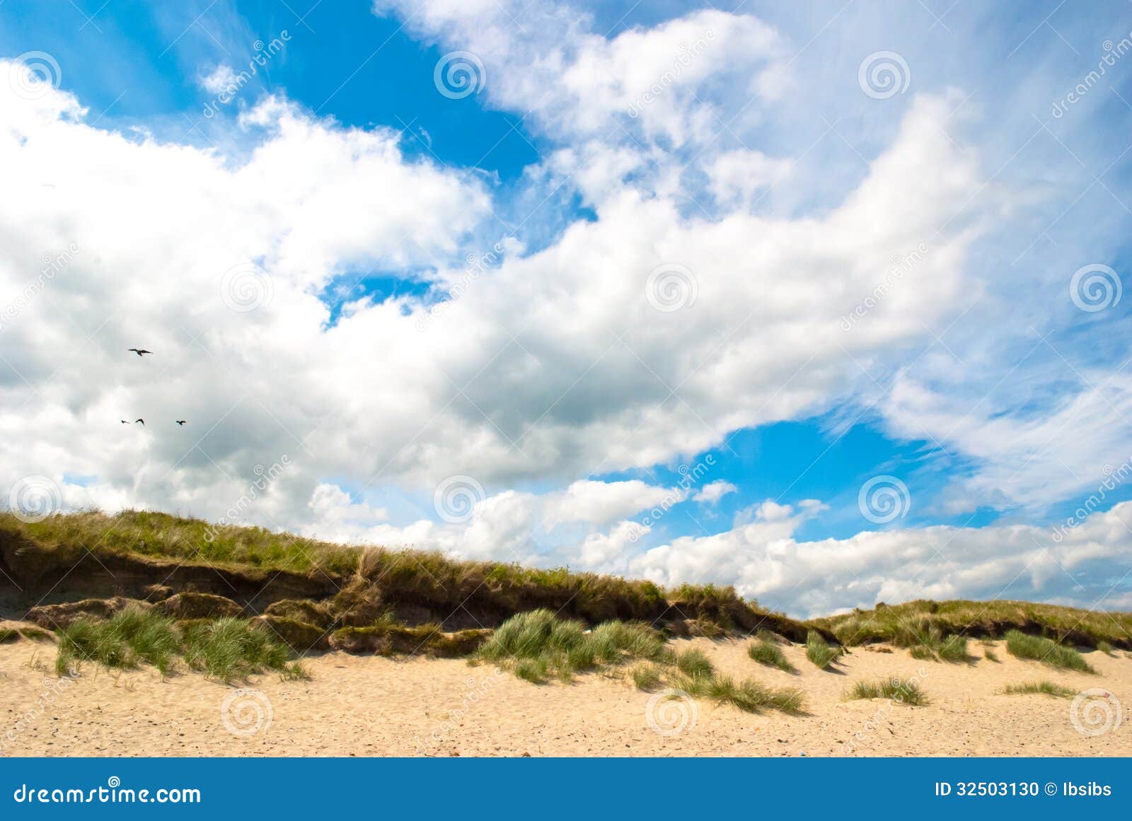Brittas Bay. Wicklow Ireland Stock Photo - Image of irish, blue: 32503130