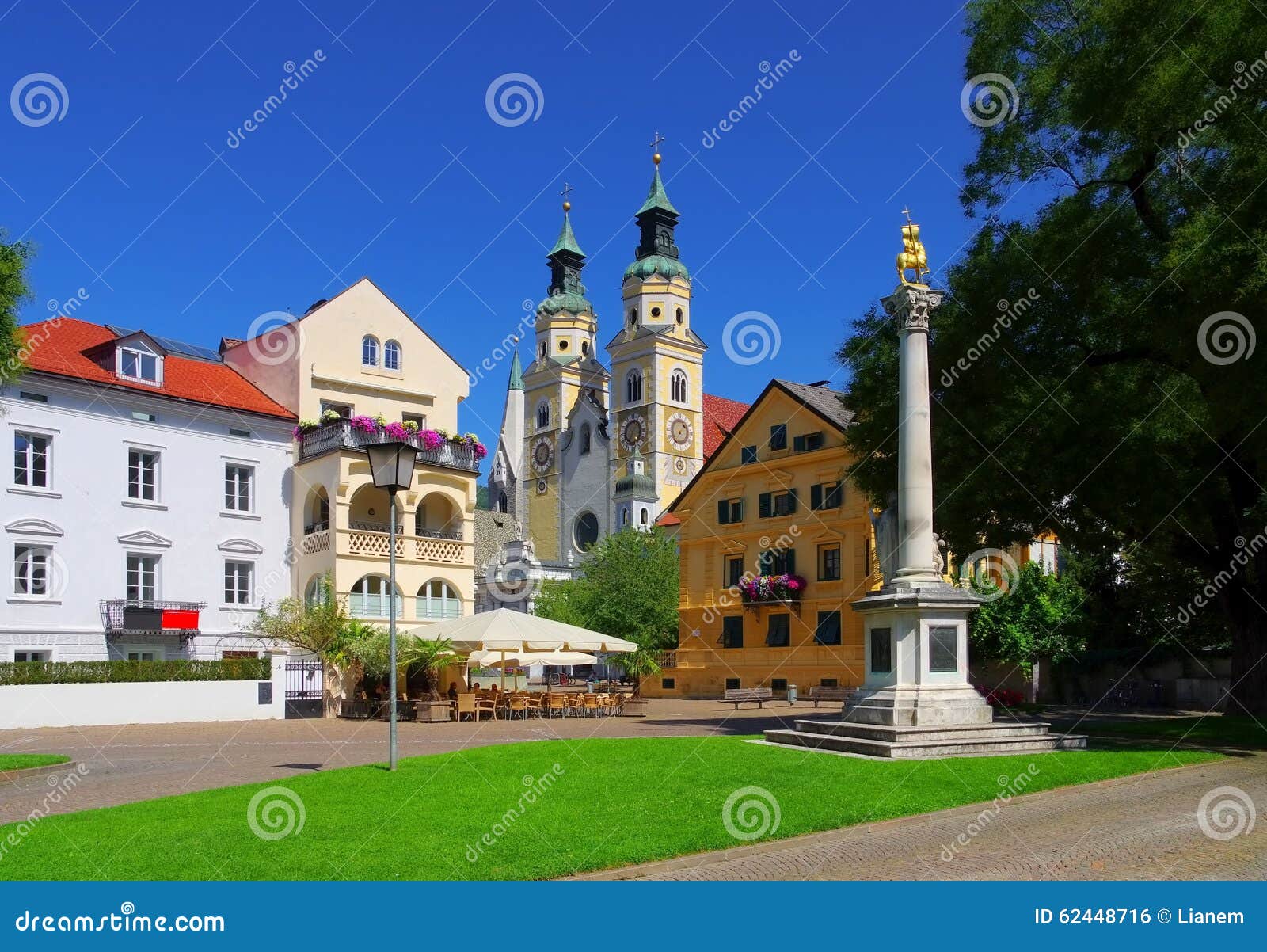Brixen stock photo. Image of church, alps, cathedral - 62448716