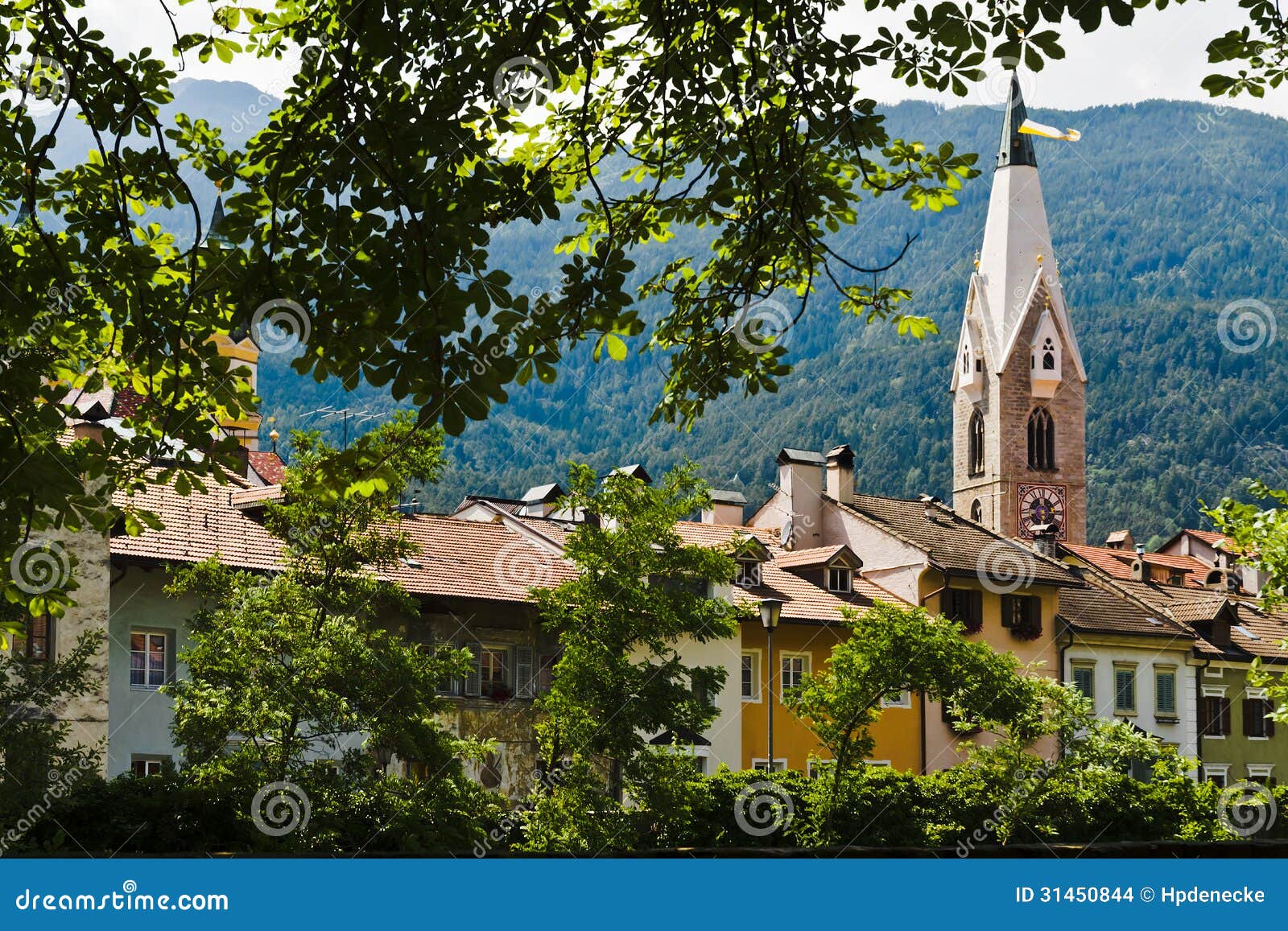 Brixen, South Tyrol stock photo. Image of isarco, traveling - 31450844
