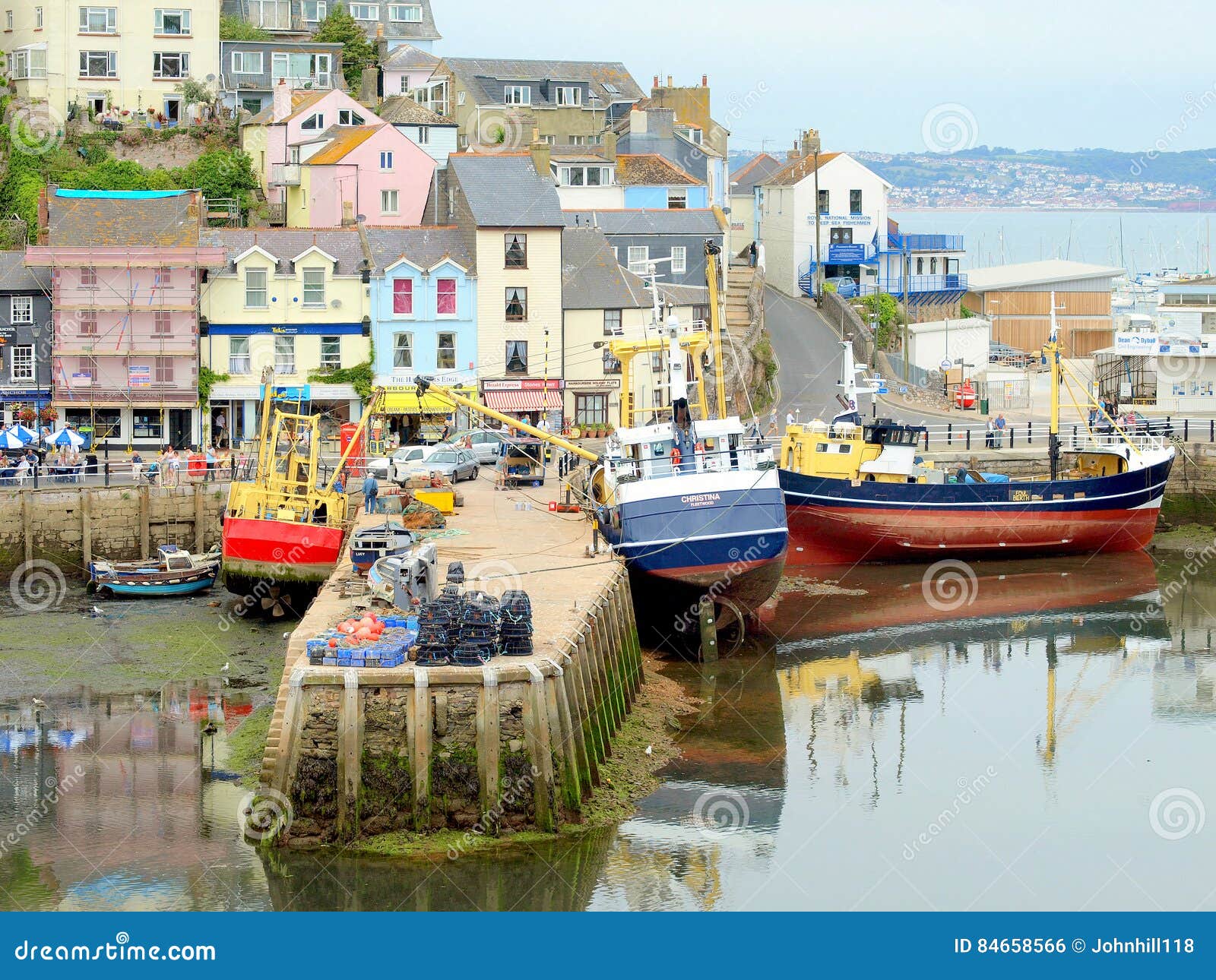 Brixham, Devon fotografia editoriale. Immagine di limite - 84658566