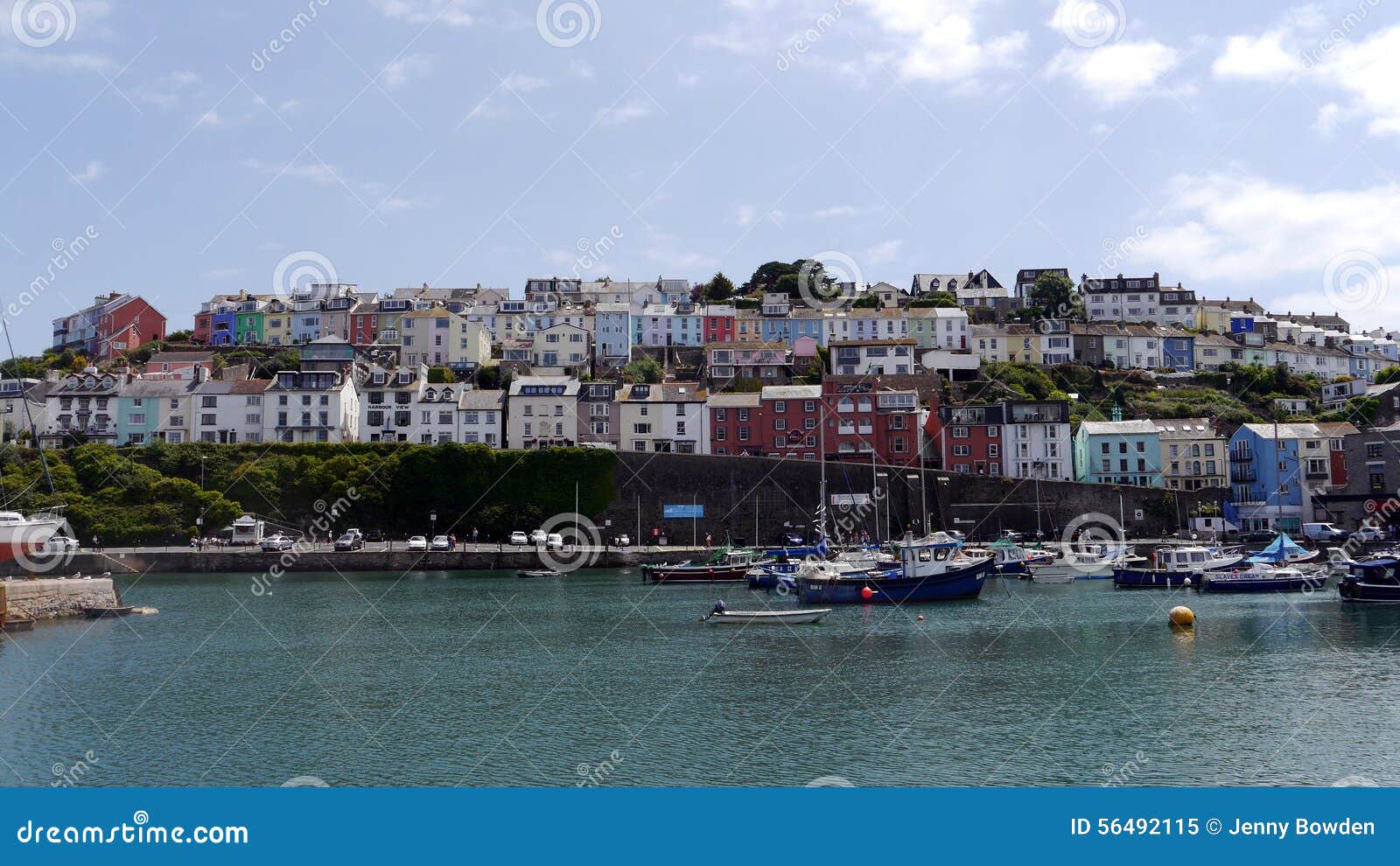 Brixham Devon editorial image. Image of waterway, city - 56492115
