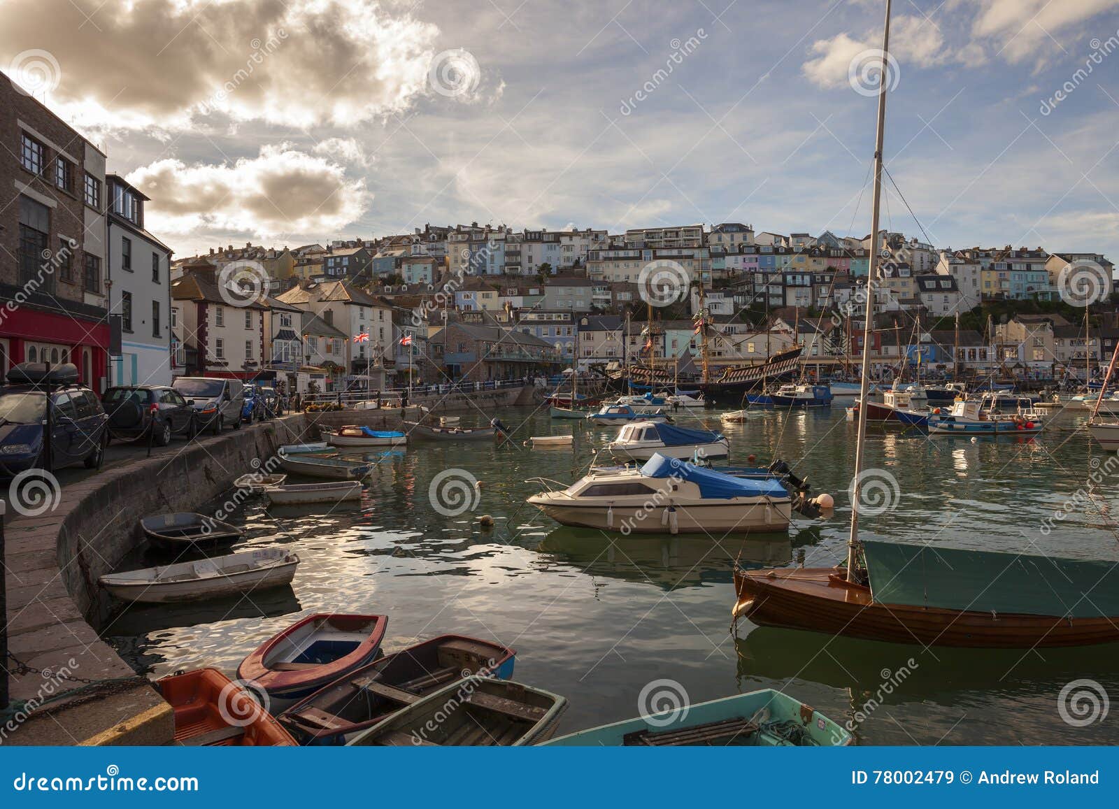 Brixham Harbour, Devon, England Stock Image - Image of town, brixham ...