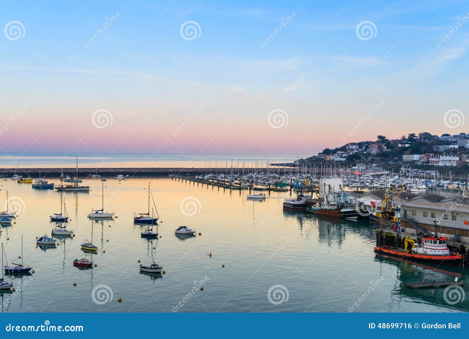 Brixham Marina in South Devon Stock Photo - Image of port, coast: 48699716
