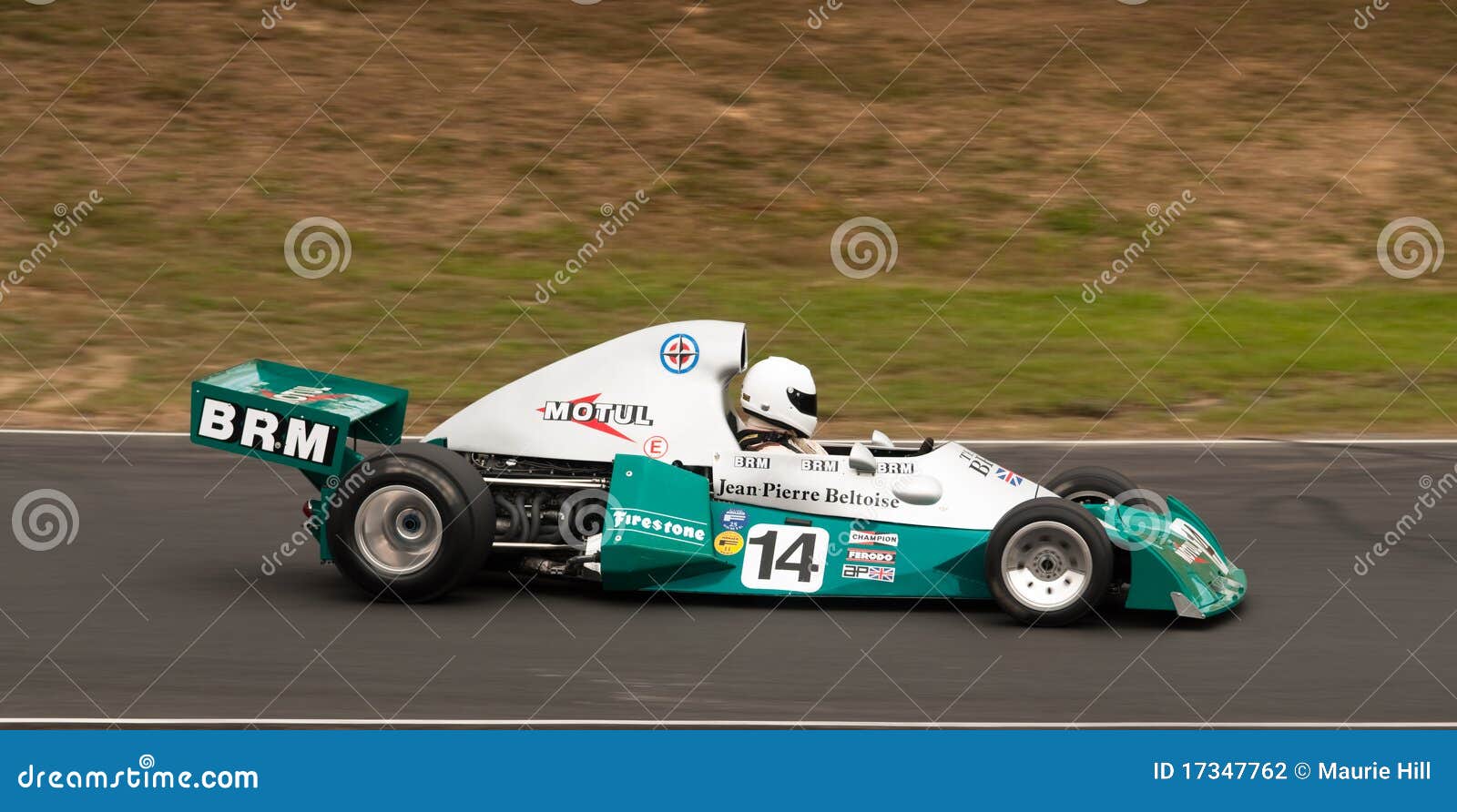 BRM Formula One Racing Car at Speed Editorial Photography - Image of ...