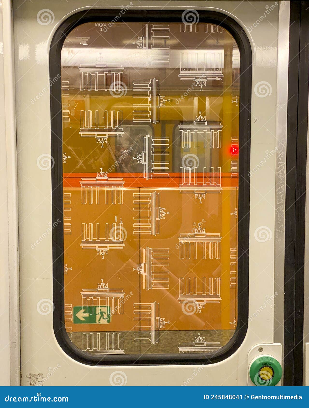 Decorations in Subway Windows Editorial Photo - Image of destination ...