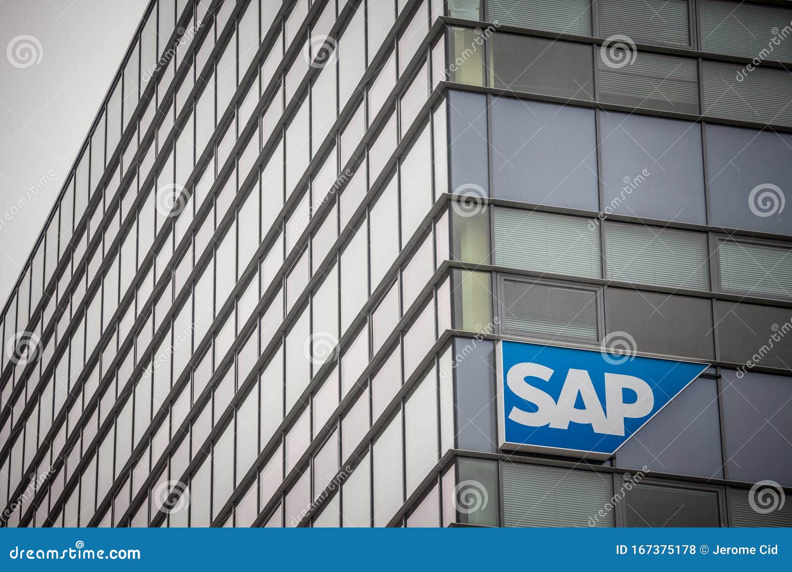 SAP Logo in Front of Their Office for Brno. Editorial Stock Photo ...