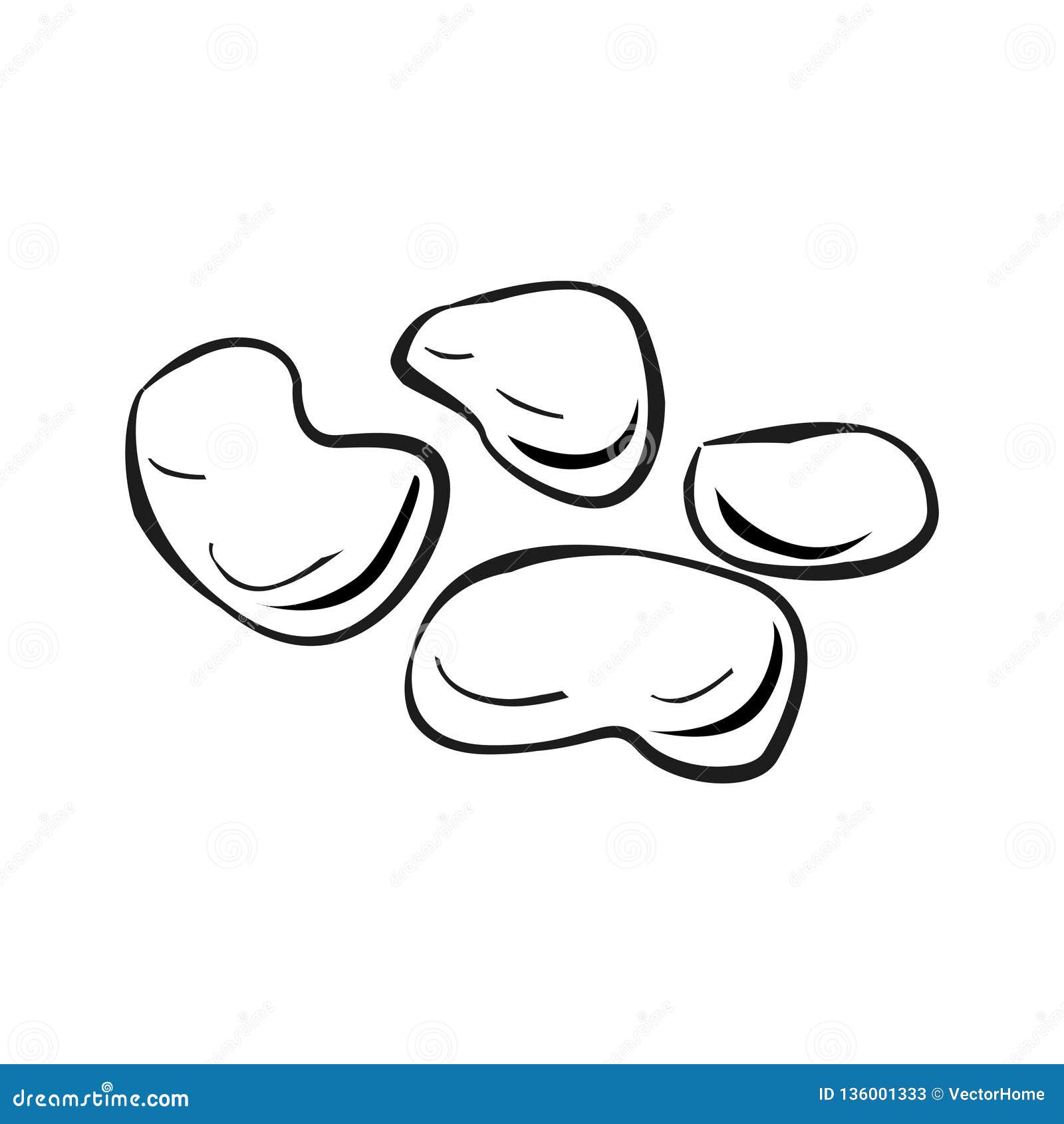 Broad Bean Icon, Vector Illustration Stock Vector - Illustration of ...