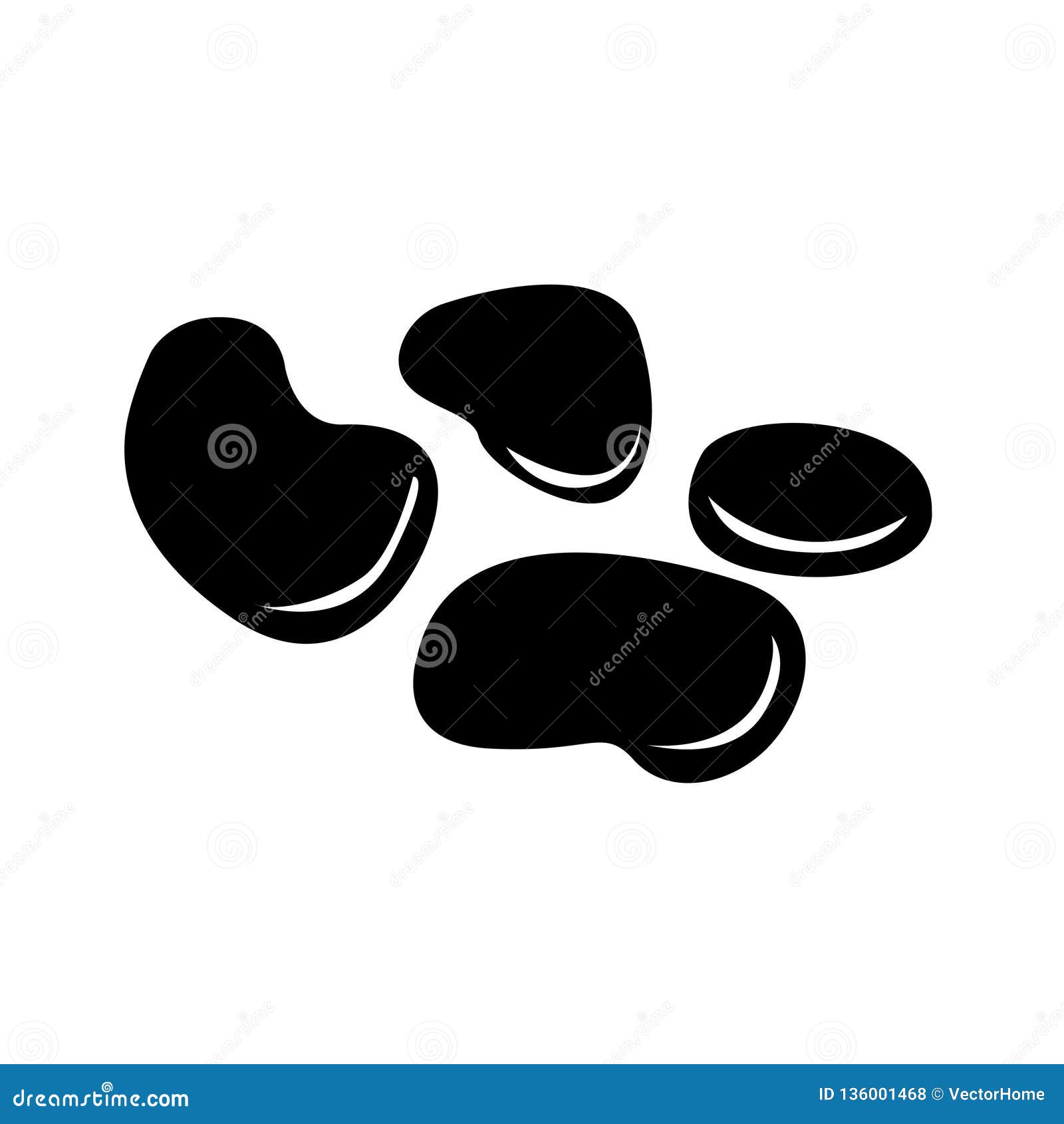 Broad Bean Icon, Vector Illustration Stock Vector - Illustration of ...