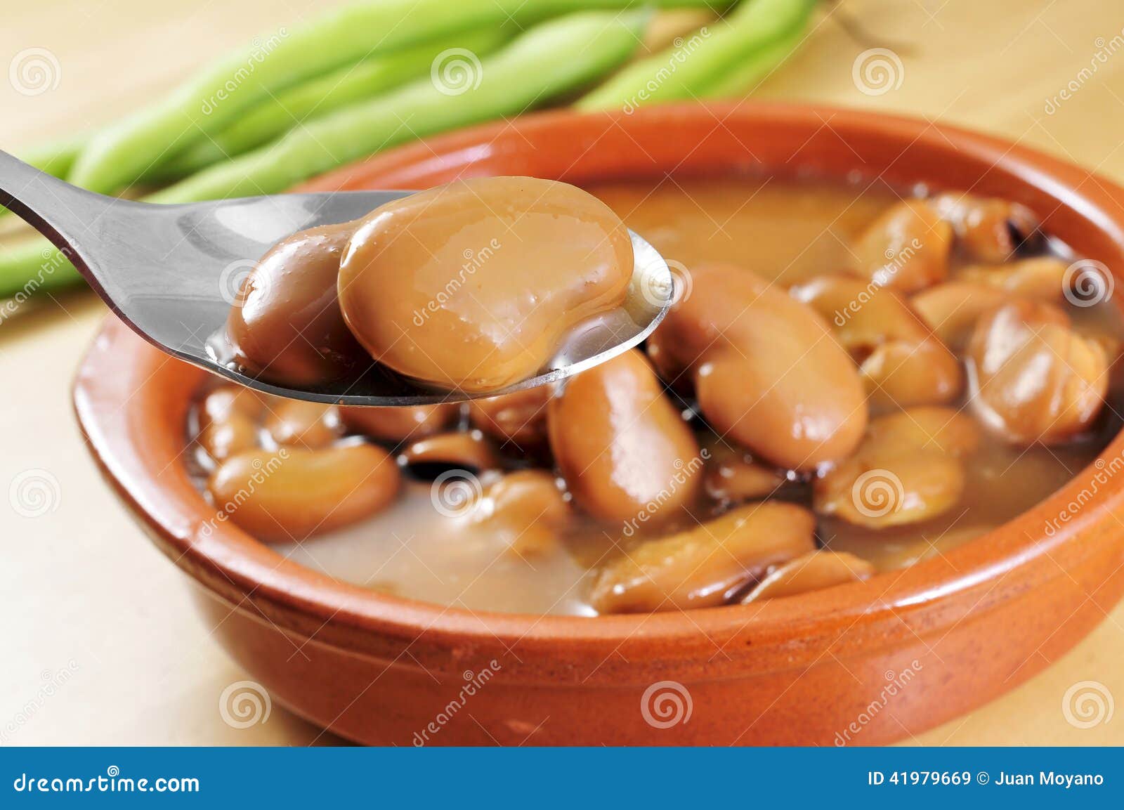Broad bean stew stock image. Image of gastronomy, bell - 41979669