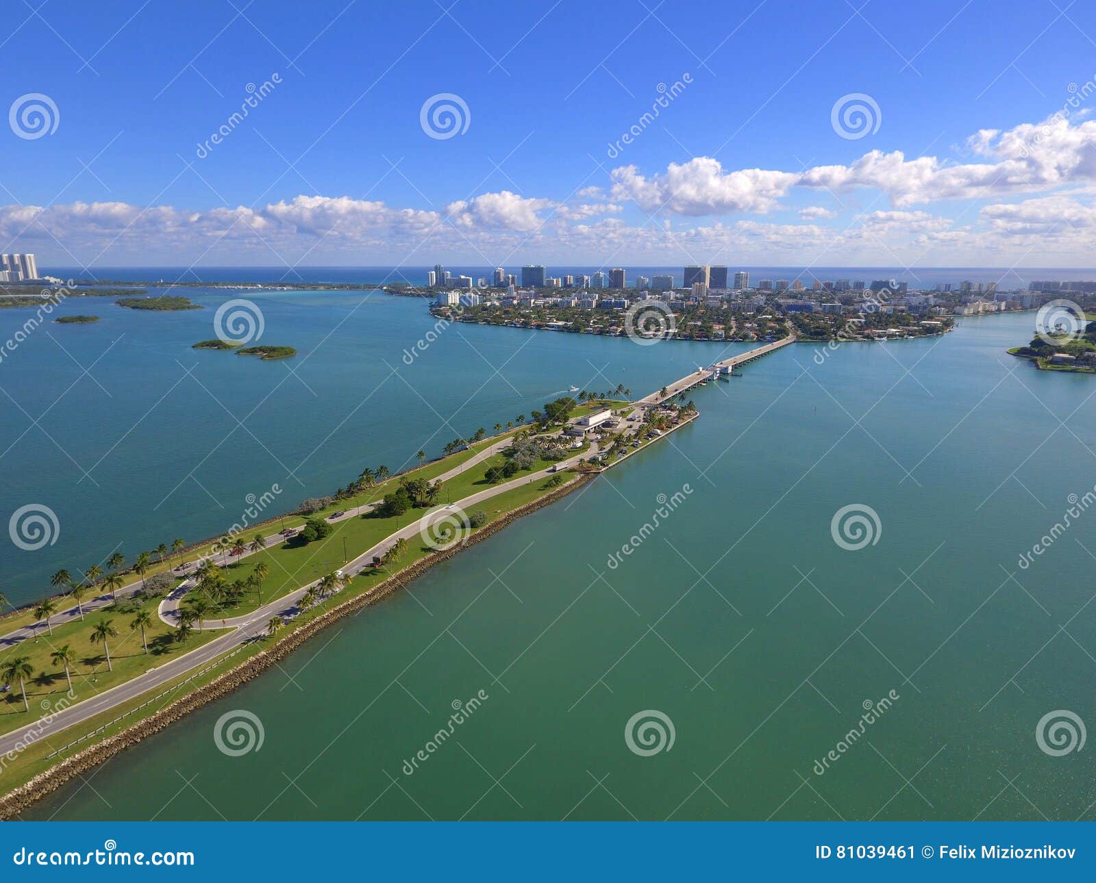 Broad Causeway Miami Beach stock image. Image of beach - 81039461