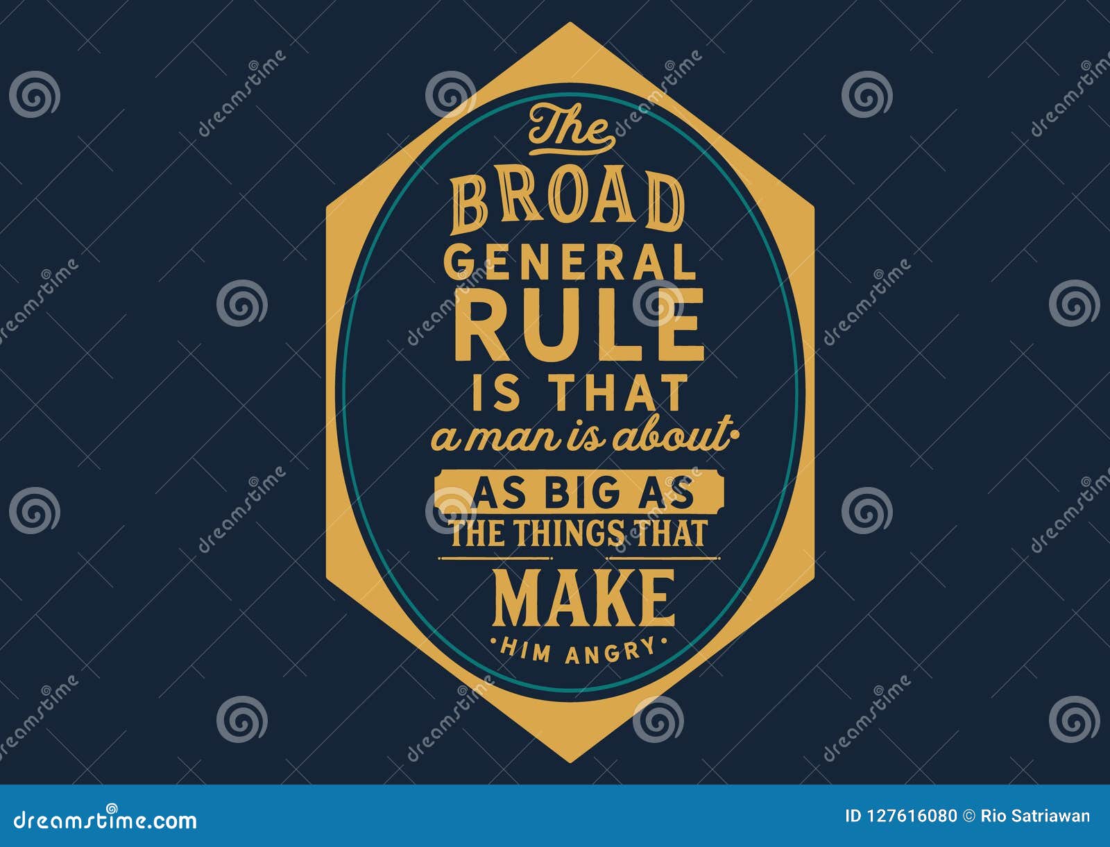 The Broad General Rule is that a Man is about As Big As the Things that ...