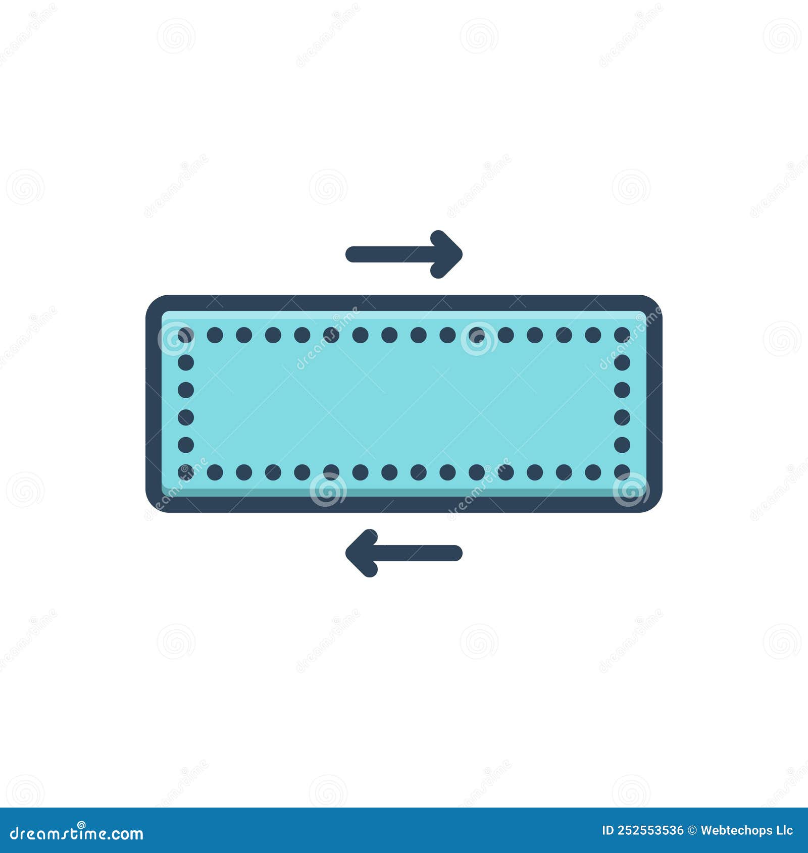 Color Illustration Icon for Broad, Wide and Large Stock Vector ...