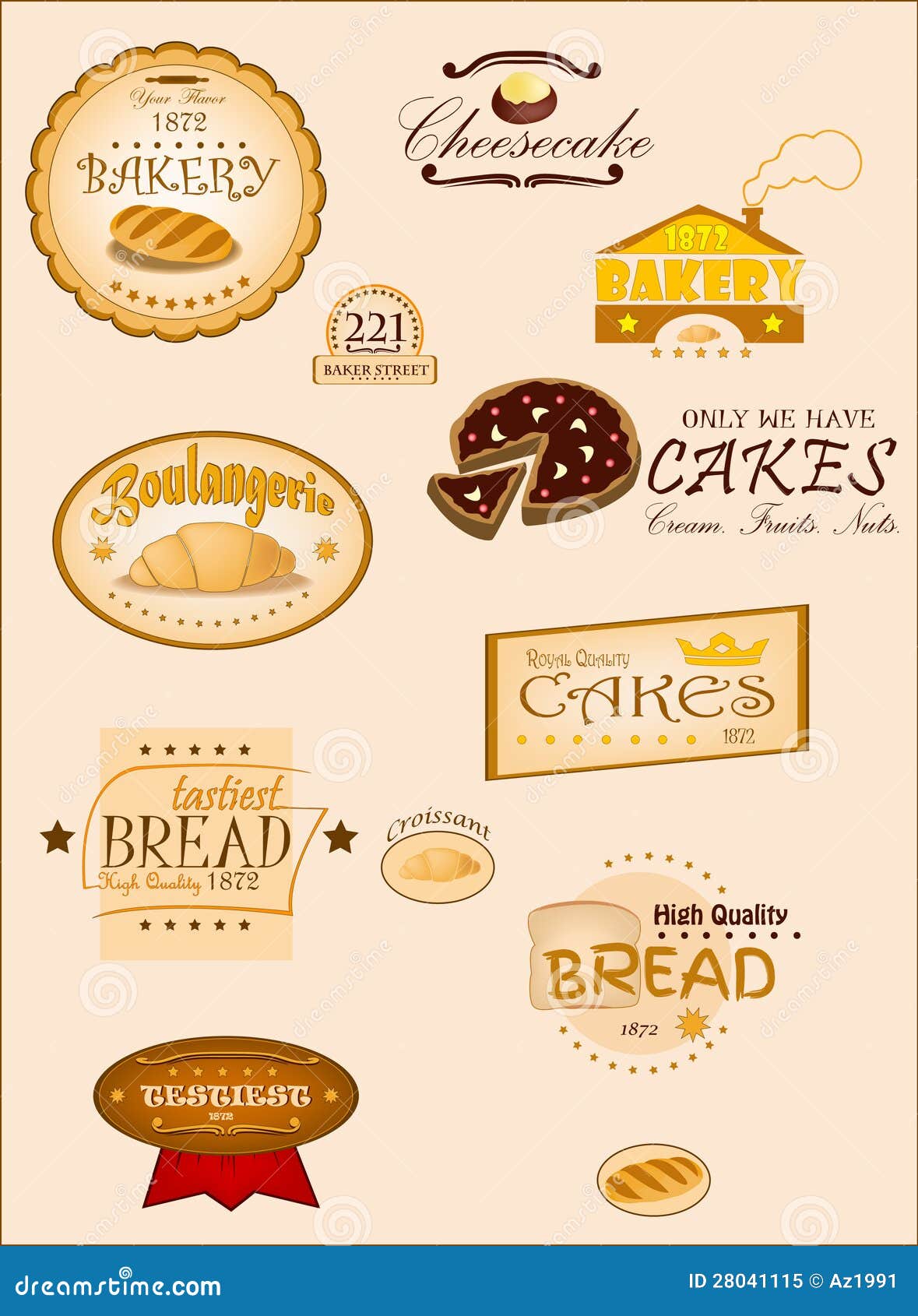 Broad labels stock illustration. Illustration of premium - 28041115