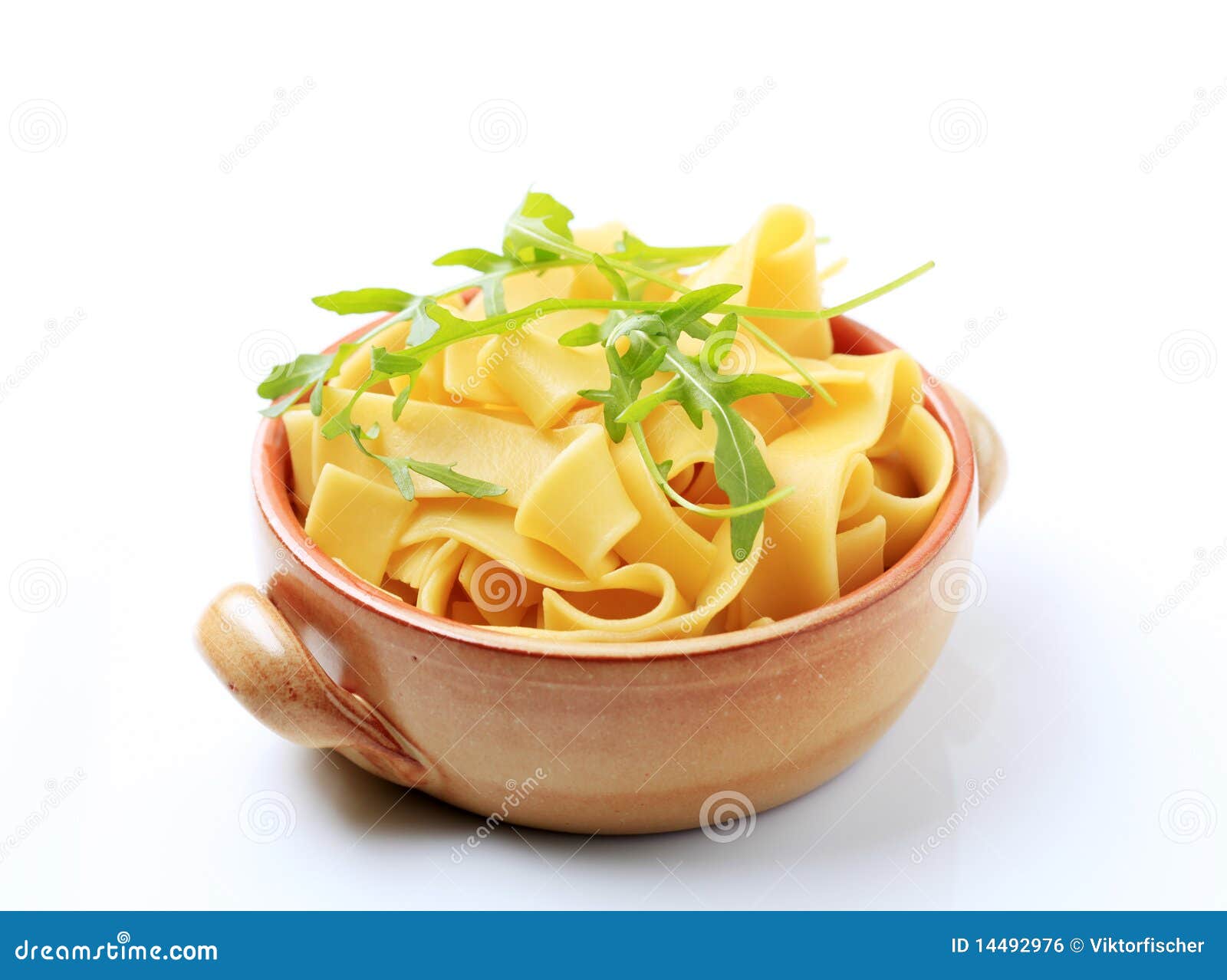 Broad ribbon pasta stock photo. Image of earthenware - 14492976