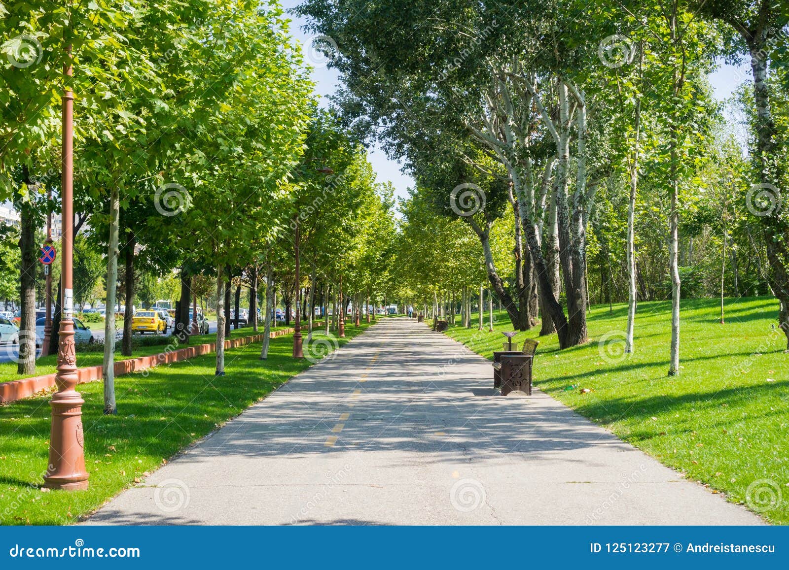 Landscape in Downtown Bucharest, Romania Stock Image - Image of ...