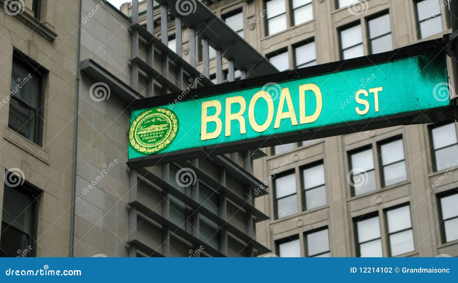 Broad Street Boston stock photo. Image of broad, massachusetts - 12214102