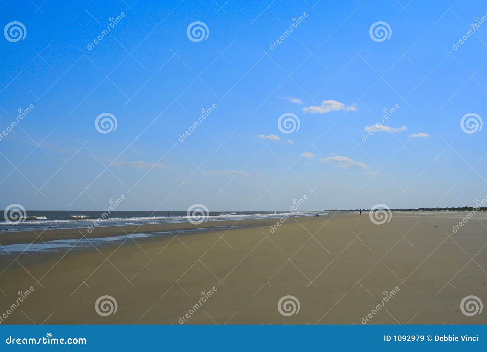 Broad View of the Beach stock image. Image of holiday - 1092979