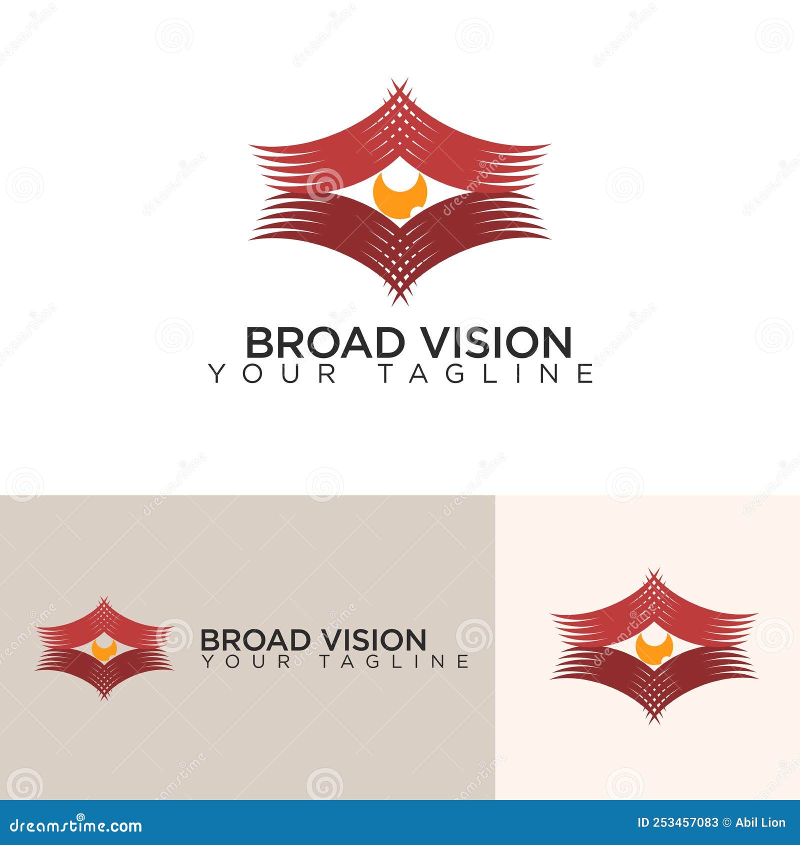 Broad Vision Logo Vector Illustration Stock Vector - Illustration of ...