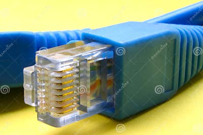 Broadband cable RJ-45 stock image. Image of connecting - 321791