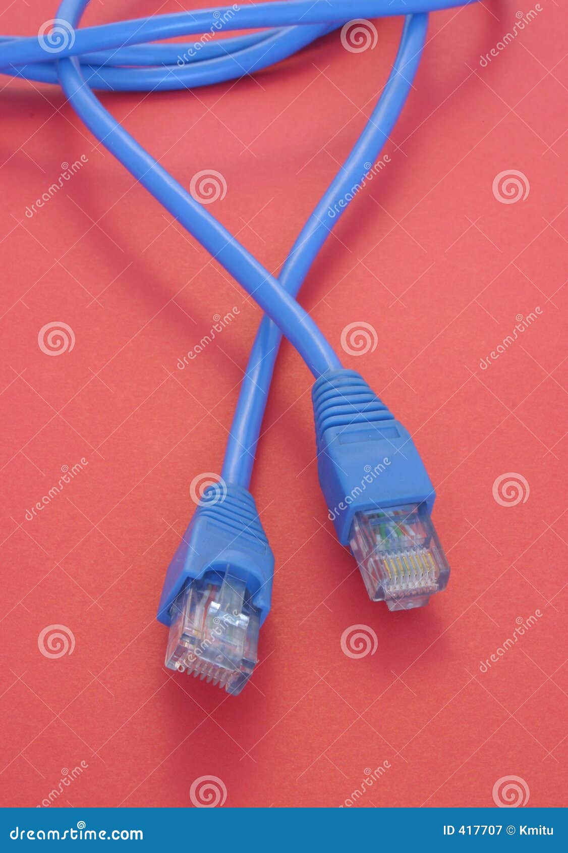 Broadband cable RJ-45 stock image. Image of adsl, close - 417707