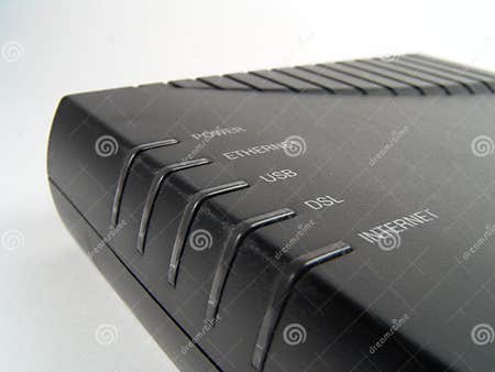 Broadband Modem stock image. Image of upload, modem, phone - 555541