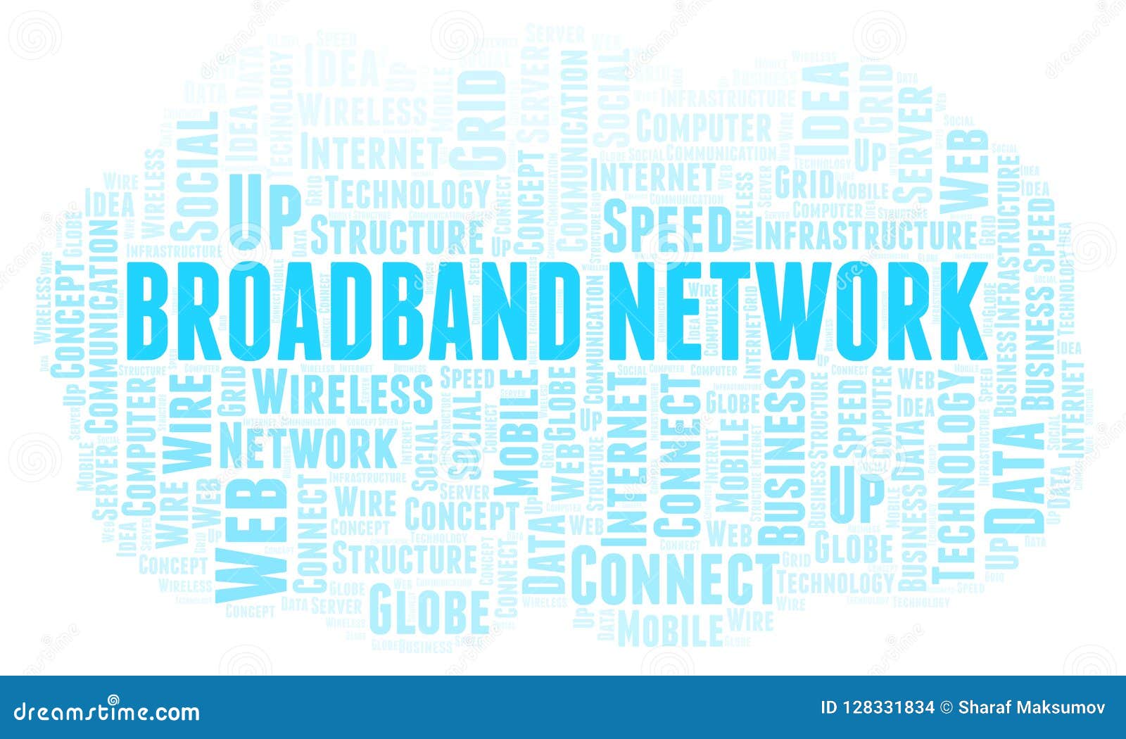 Network Word Cloud Collage Royalty-Free Stock Photo | CartoonDealer.com ...