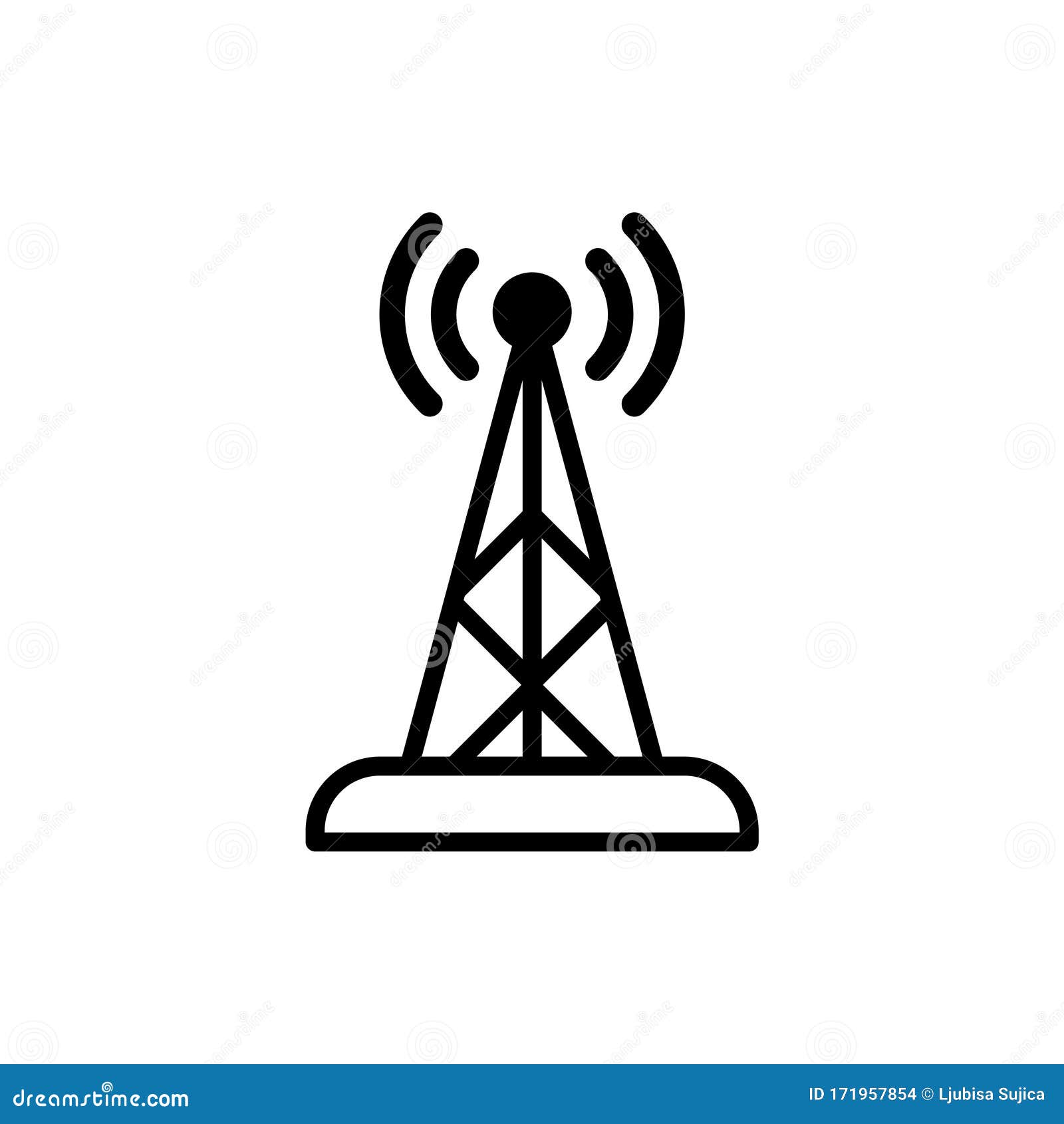 Communication Tower Logo