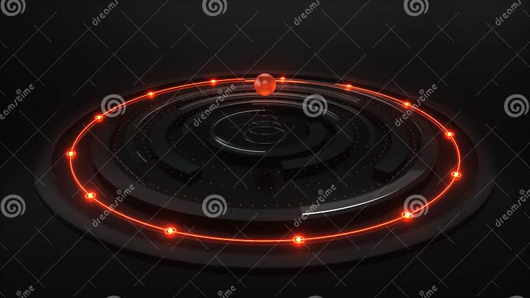 Broadcast Futuristic Circles Stock Image - Image of communications ...