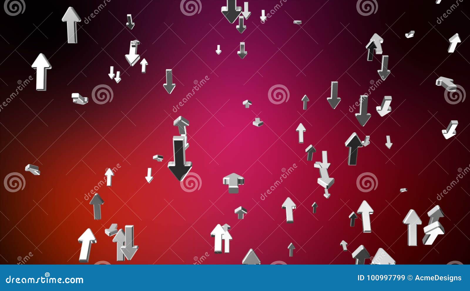 Broadcast Rising Hi-Tech Arrows, Maroon, Corporate, Loopable, 4K Stock ...