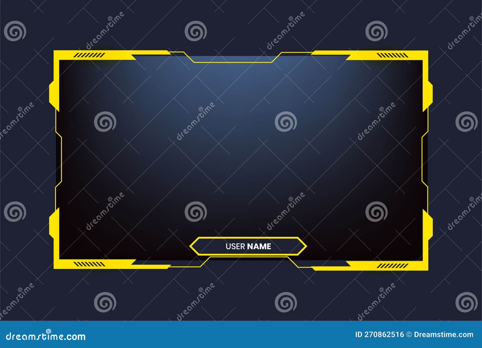 Broadcast Screen Interface Design with Button Elements for Live ...